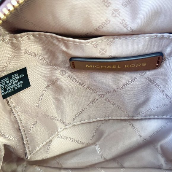 Michael Kors | Bags | Michael Kors Jaycee Mini Backpack Mk Vanilla ...